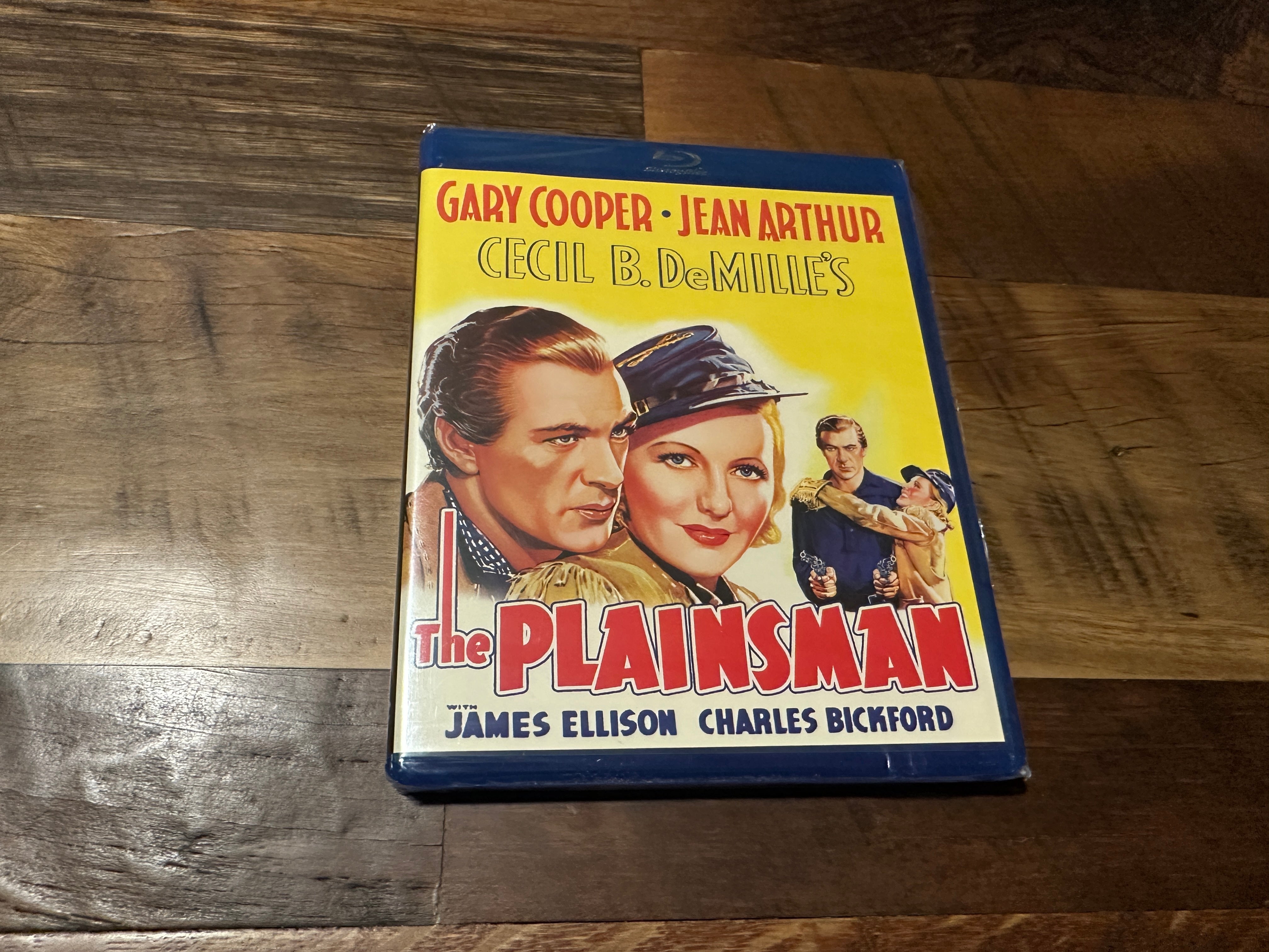 The Plainsman (Blu ray, Kino Lorber, 30’s Gary Cooper, NEW/Sealed) – DVDHorrorman