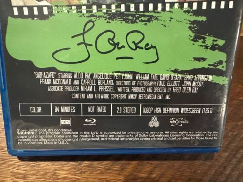 Biohazard Blu ray*Retromedia*80's Horror*Special Signed Edition*Rare*O ...
