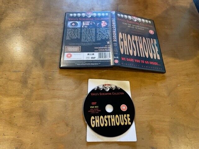 Ghosthouse DVD*Vipco*Region 2 PAL*ScreamTime Collection*1988 Horror Cl ...