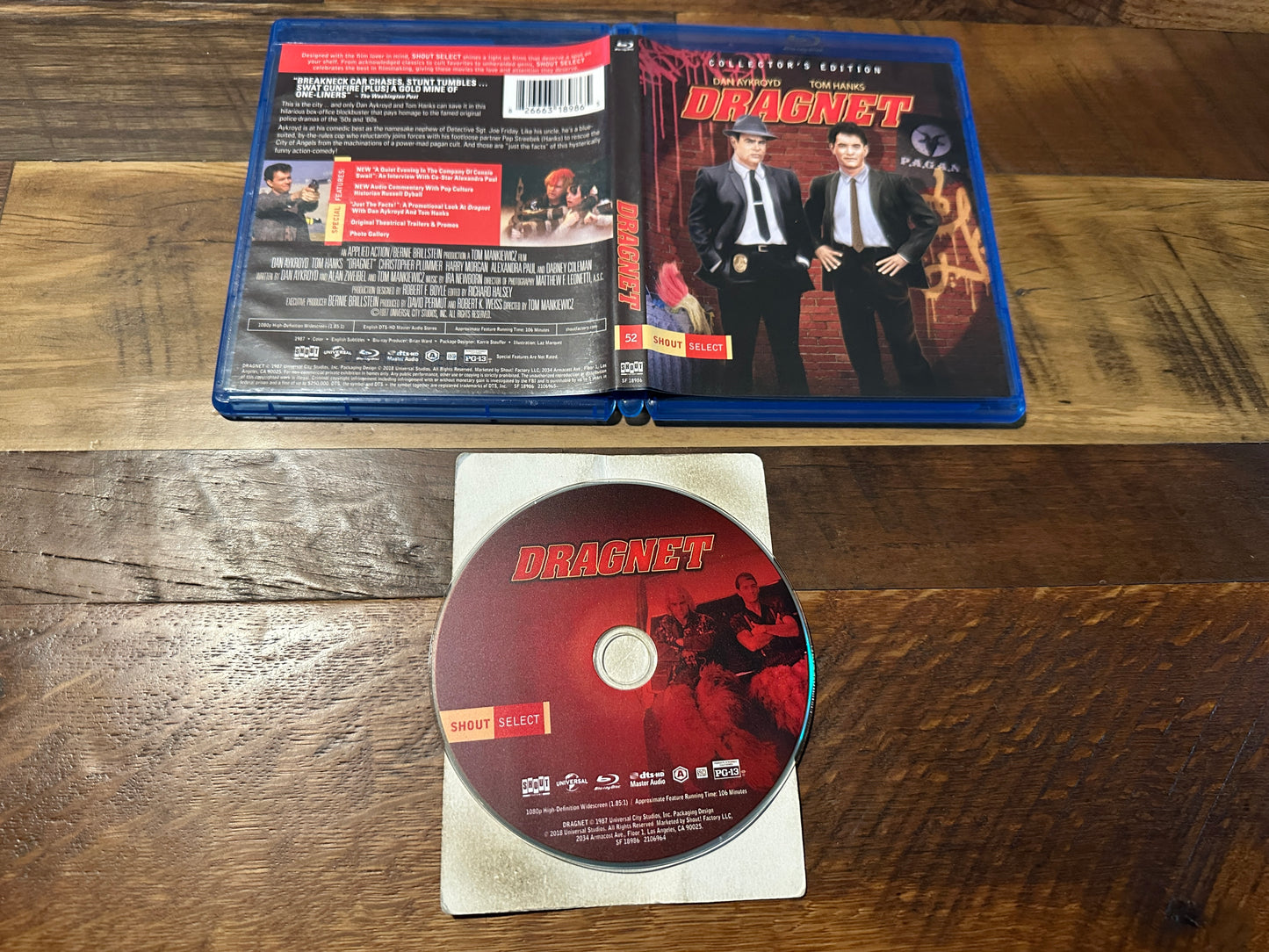 Dragnet (Blu ray, Shout Select, Collector’s Edition, Tom Hanks Classic ...