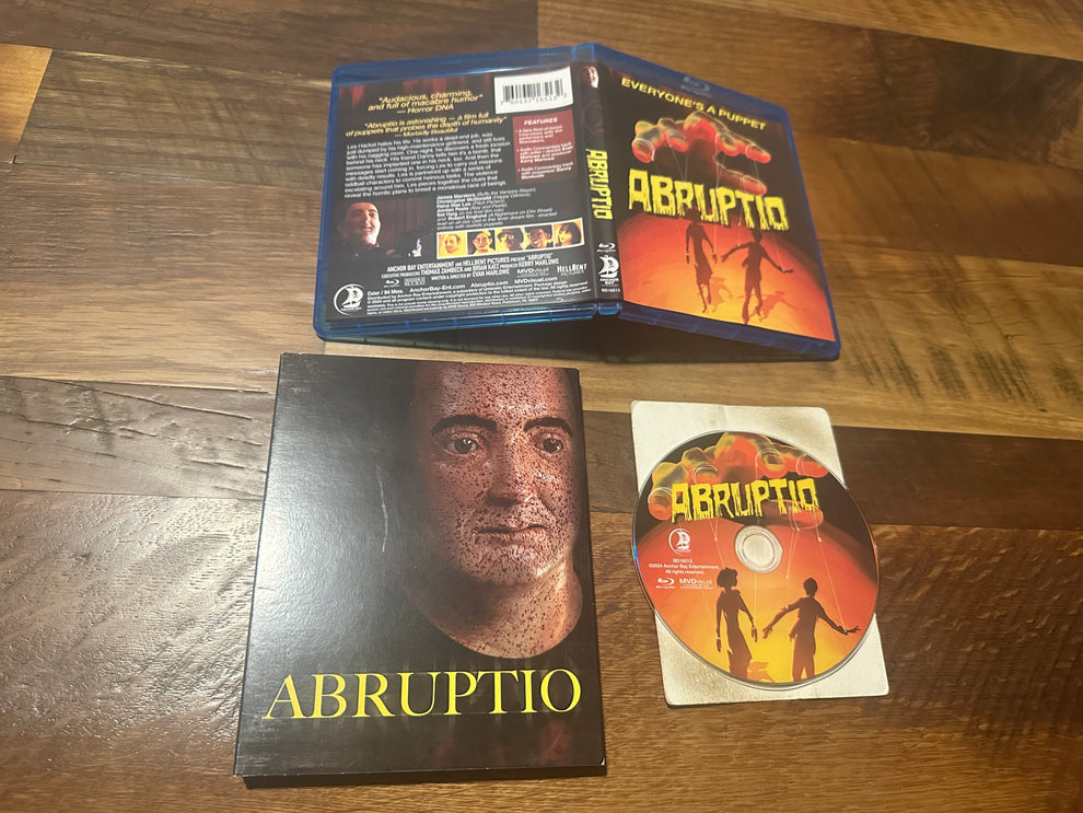 Abruptio Blu ray, He’ll Bent Pictures, Slipcover, Obscure Horror ...