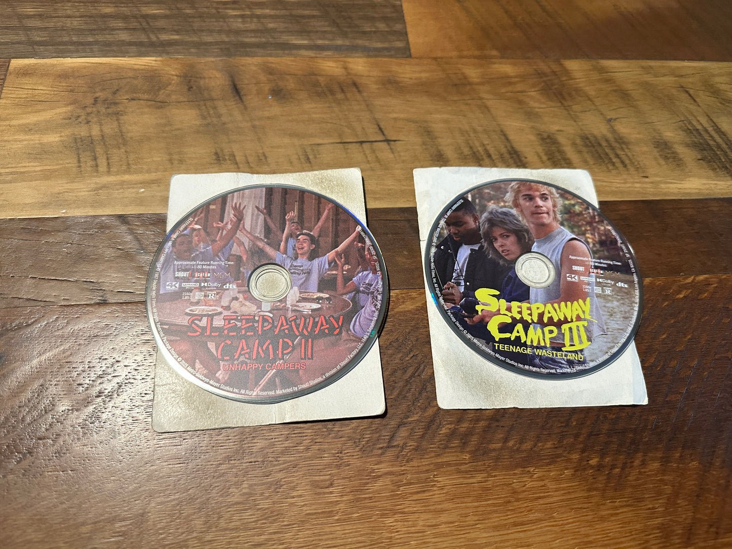 Sleepaway Camp 2 & 3 (4K Ultra HD, Disc ONLY, Scream Factory ...