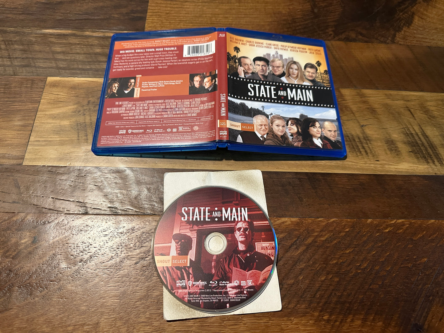 State And Main (Blu ray, Shout Select, 2000 Alex Baldwin Classic ...
