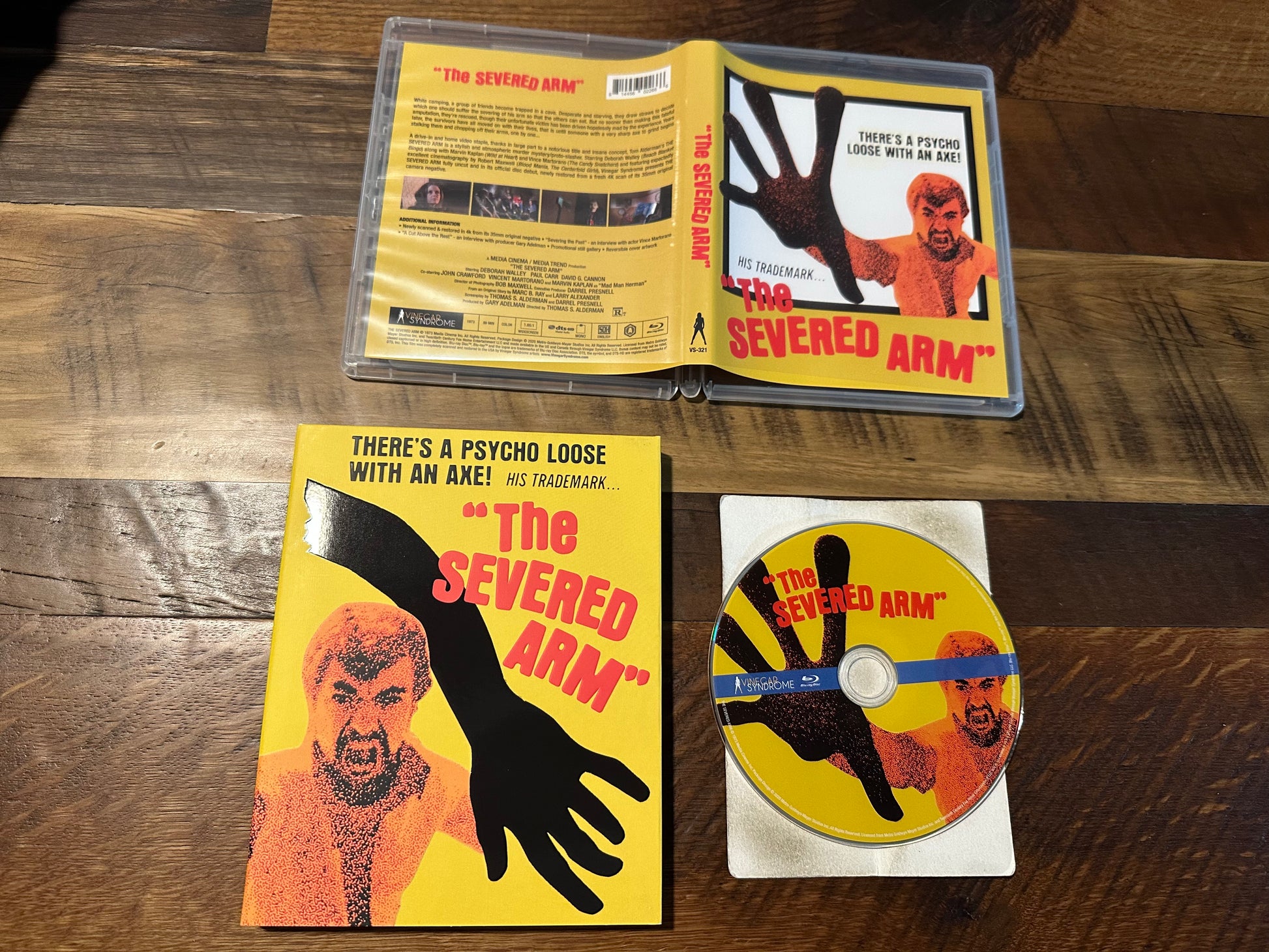 The Severed Arm Blu ray*Vinegar Syndrome*Slipcover*70s Horror – DVDHorrorman