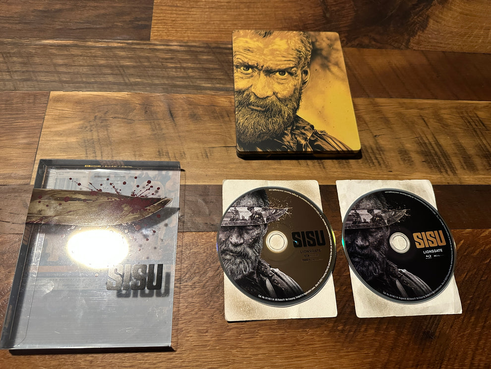 Sisu (4K Ultra HD/Blu ray, Lionsgate, Slipcase, 2 Disc, No Digital ...