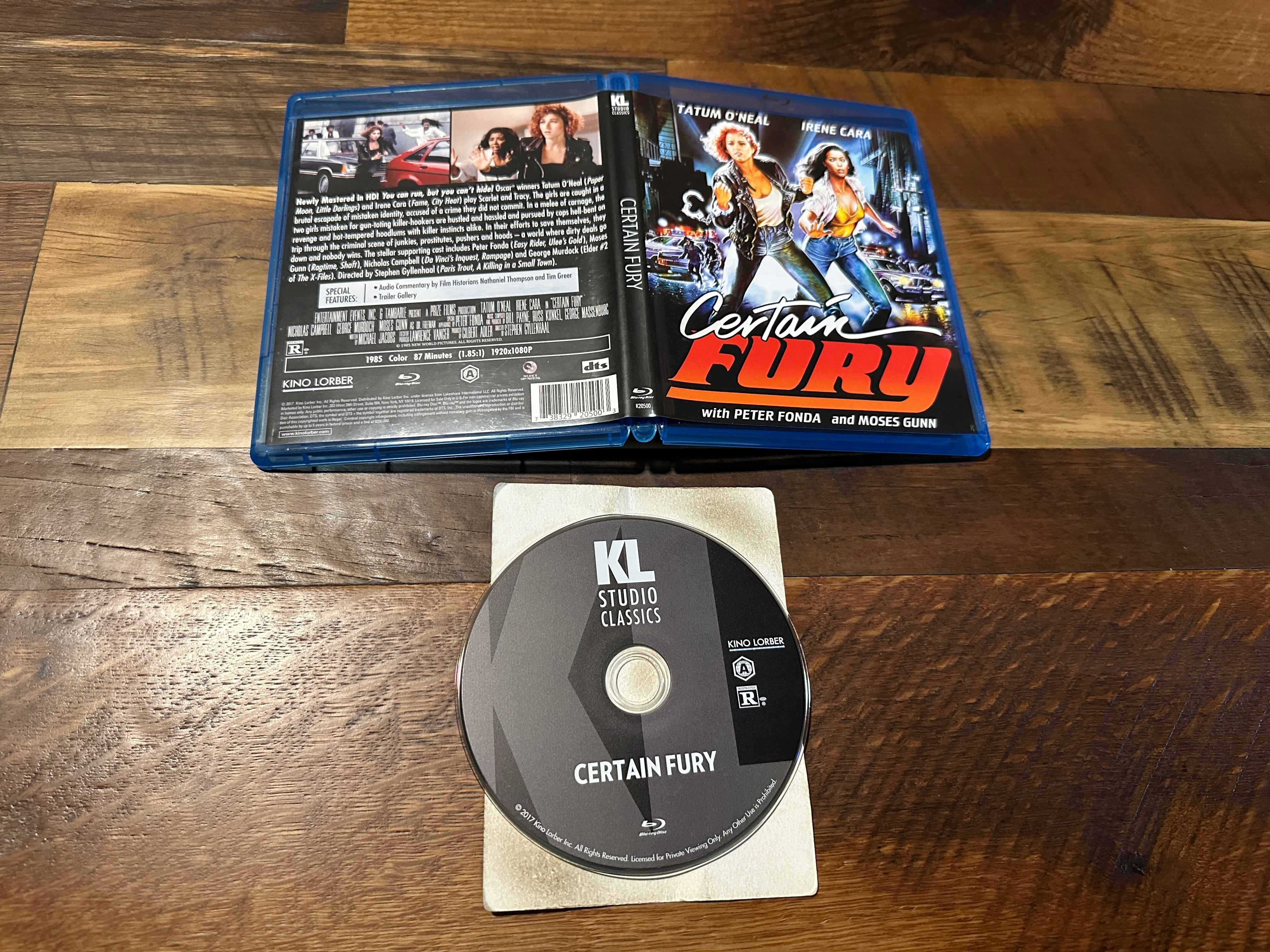 Certain Fury (Blu ray, Kino Lorber, Tatum O’Neal 80’s Classic, Widescr ...