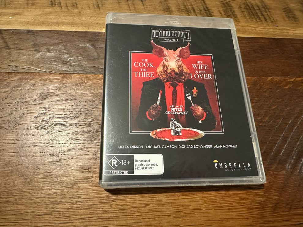 The Cook, The Theif, His Wife & Her Lover (Blu ray, Umbrella Ent, Regi ...