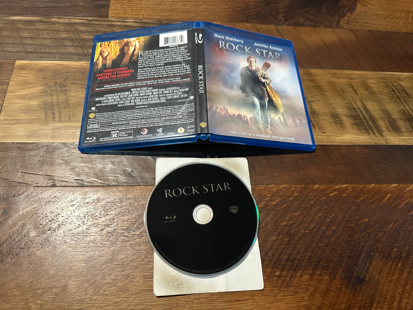 Rock Star (Blu ray, Warner Bros, Mark Wahlberg Classic, Widescreen ...