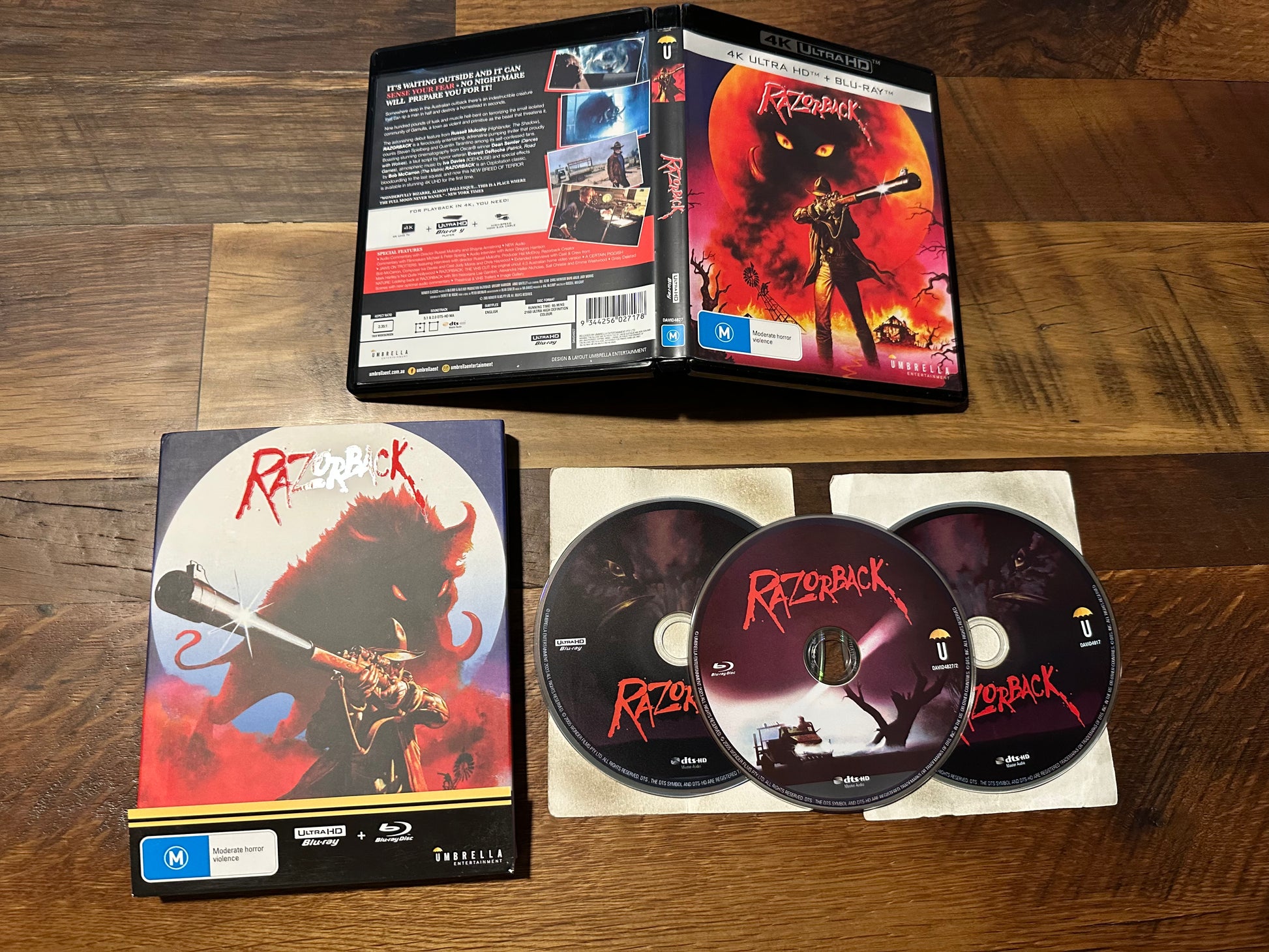 Razorback 4K Ultra/Blu ray-Umbrella Ent-Slipcover-2300 Made- – DVDHorrorman