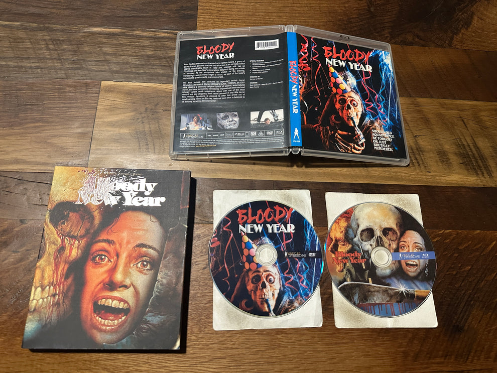 Bloody New Year (Blu ray, Vinegar Syndrome, OG Slipcover, 80’s Horror ...