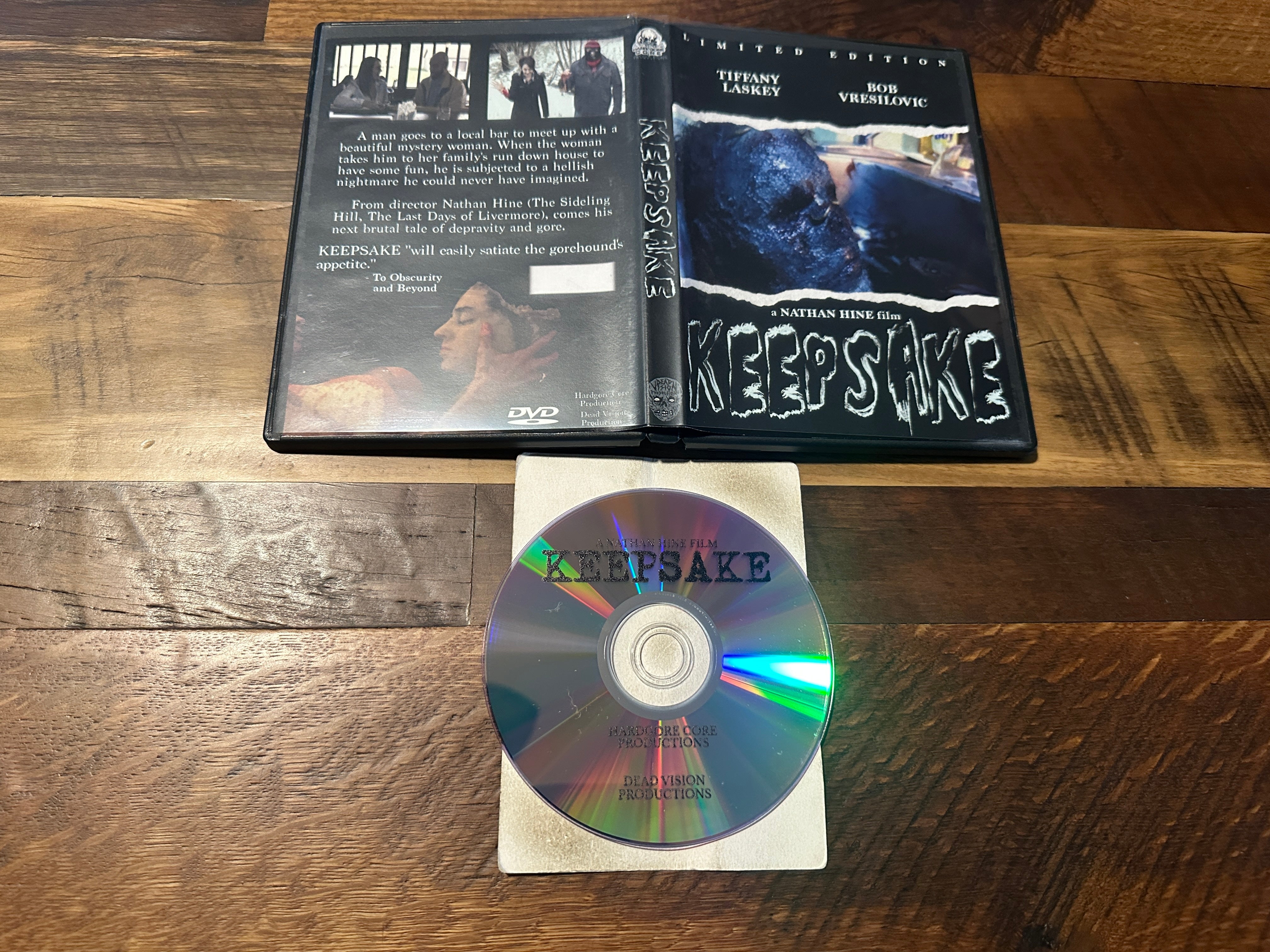Keepsake (DVD-R, Limited Edition, Obscure Horror, Nathan Hine-Rare ...
