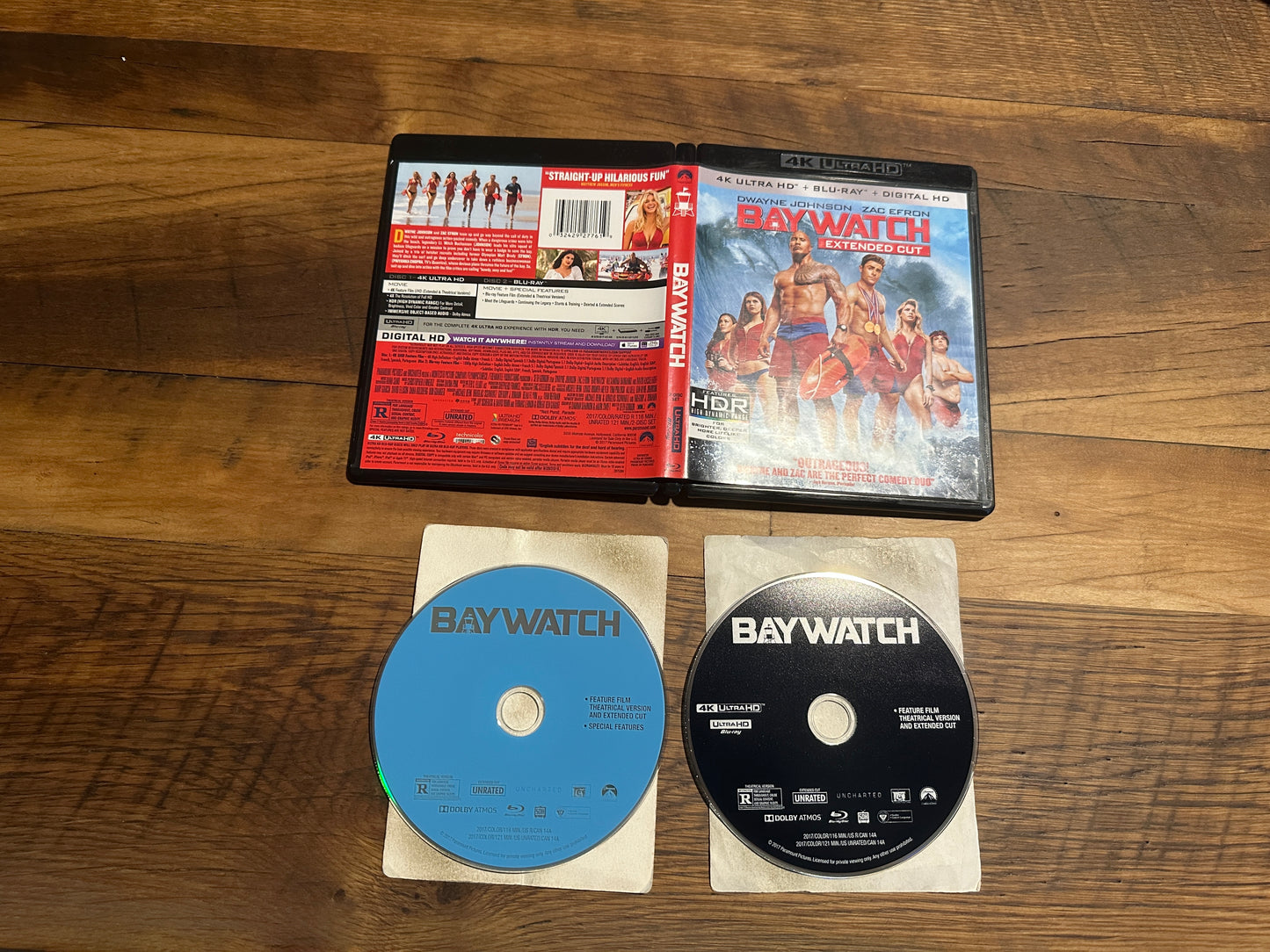 Baywatch (4K Ultra HD/Blu ray, Paramount, Extended Cut, 2 Disc ...