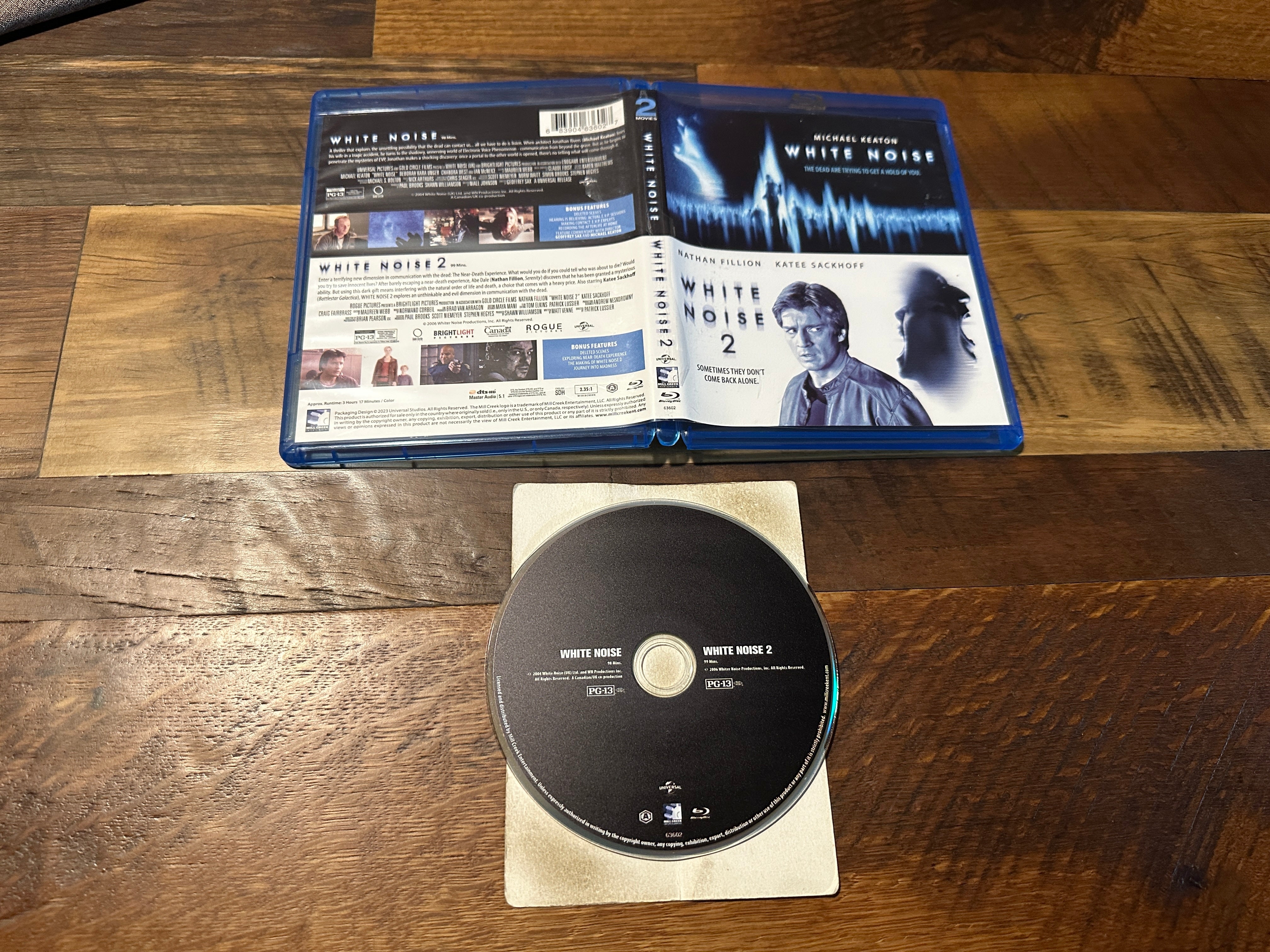 White Noise 1 & 2 (Blu ray, Mill Creek Entertainment, Classic Horror ...
