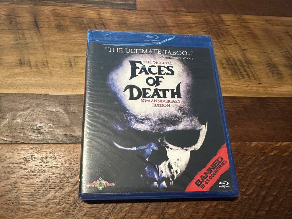 Faces of Death (Blu ray, 30th Anniversary Edition, Shockumentary, NEW ...