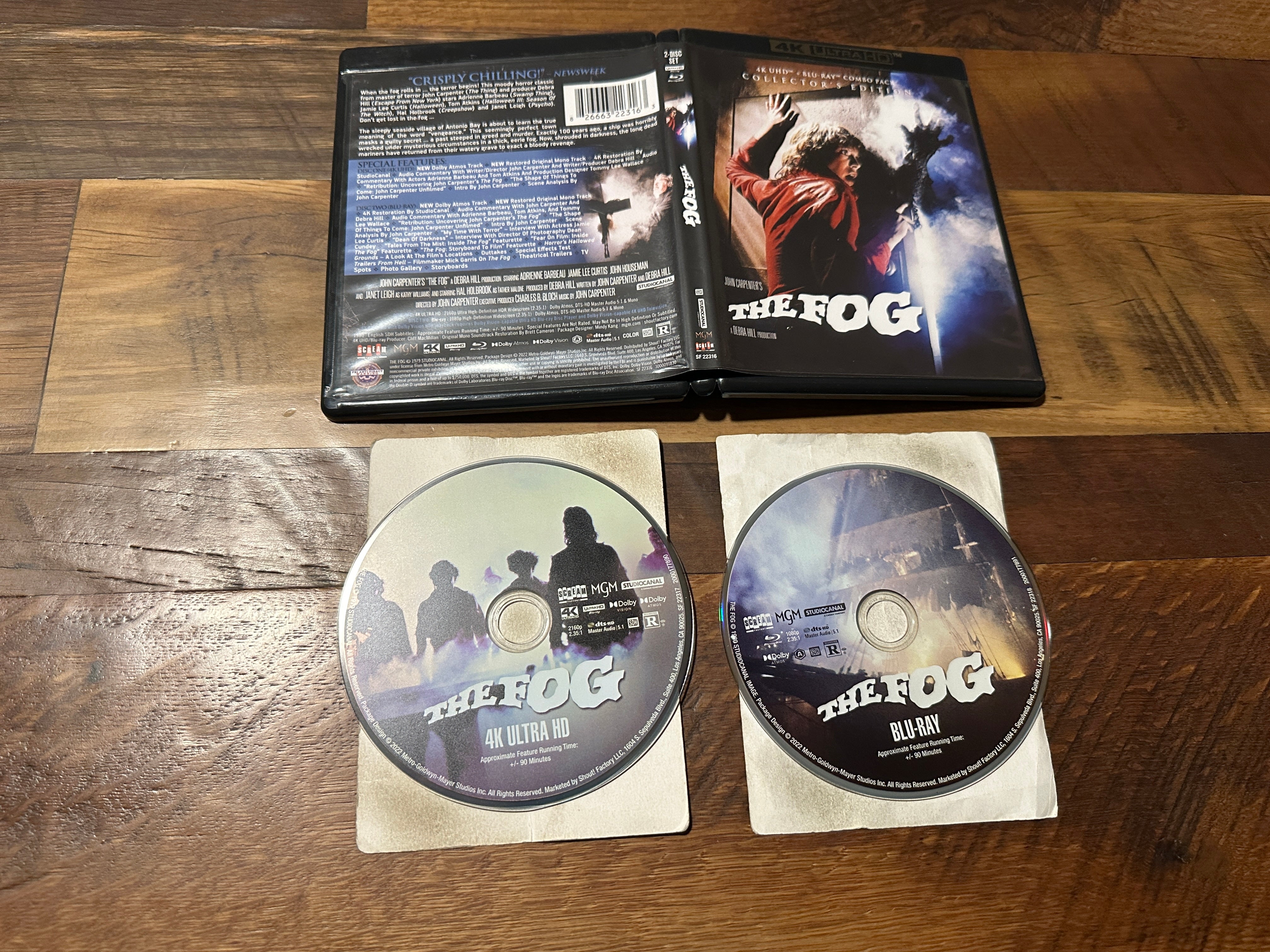 The Fog (4K Ultra HD/Blu ray, Scream Factory, Collector’s Edition ...