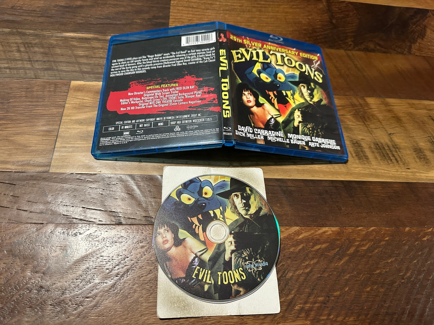 Evil Toons (Blu ray, Retromedia, 25th Silver Anniversary Edition ...