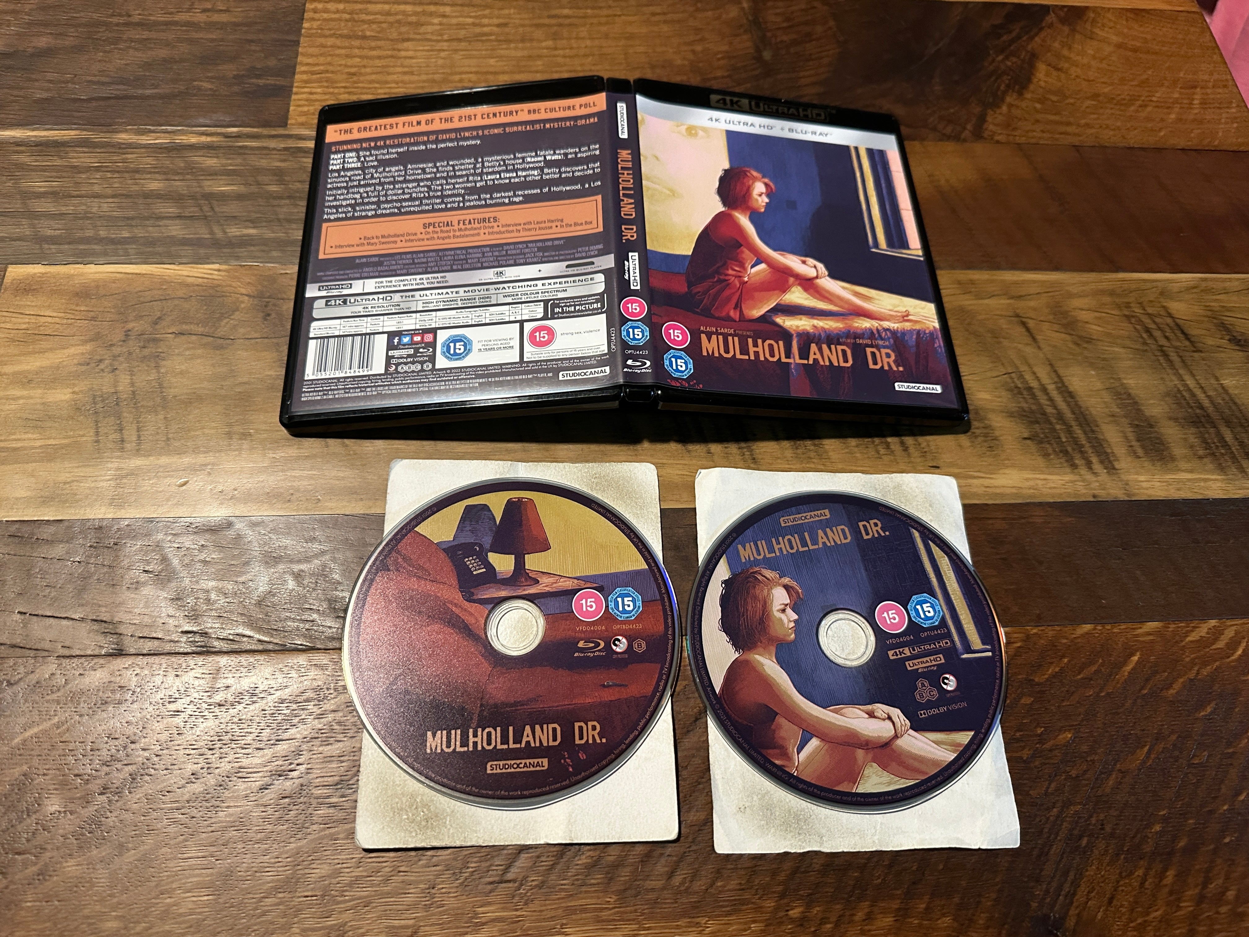 Mulholland DR. (4K Ultra HD/Blu ray, Studiocanal, 2 Disc, Region B ...