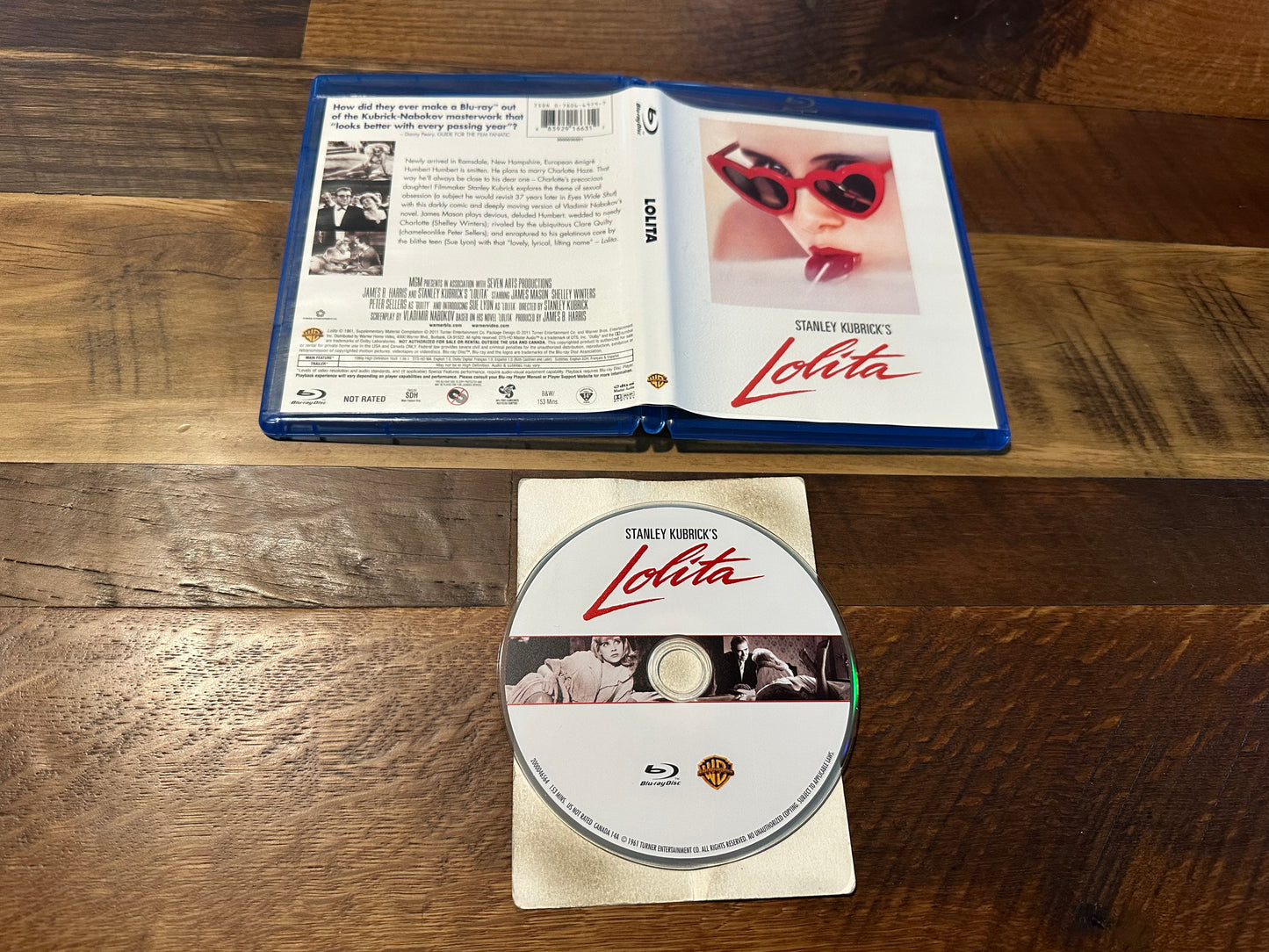 Lolita Blu ray-Warner Bros-Stanley Kubrick 60’s Classic-Widescreen- – DVDHorrorman