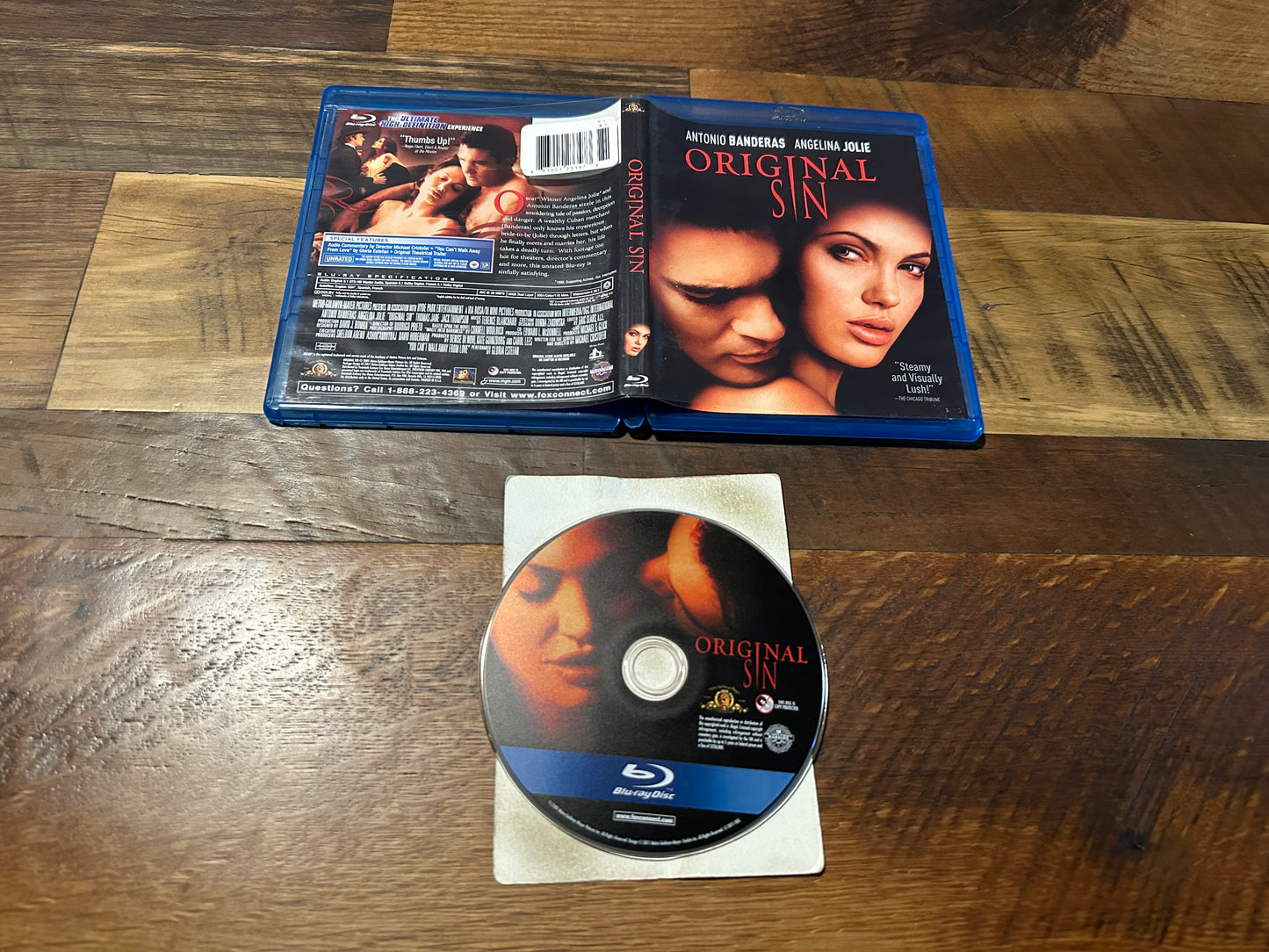 Original Sin (Blu ray, 20th Century Fox, Angelina Jolie 2001 Classic ...