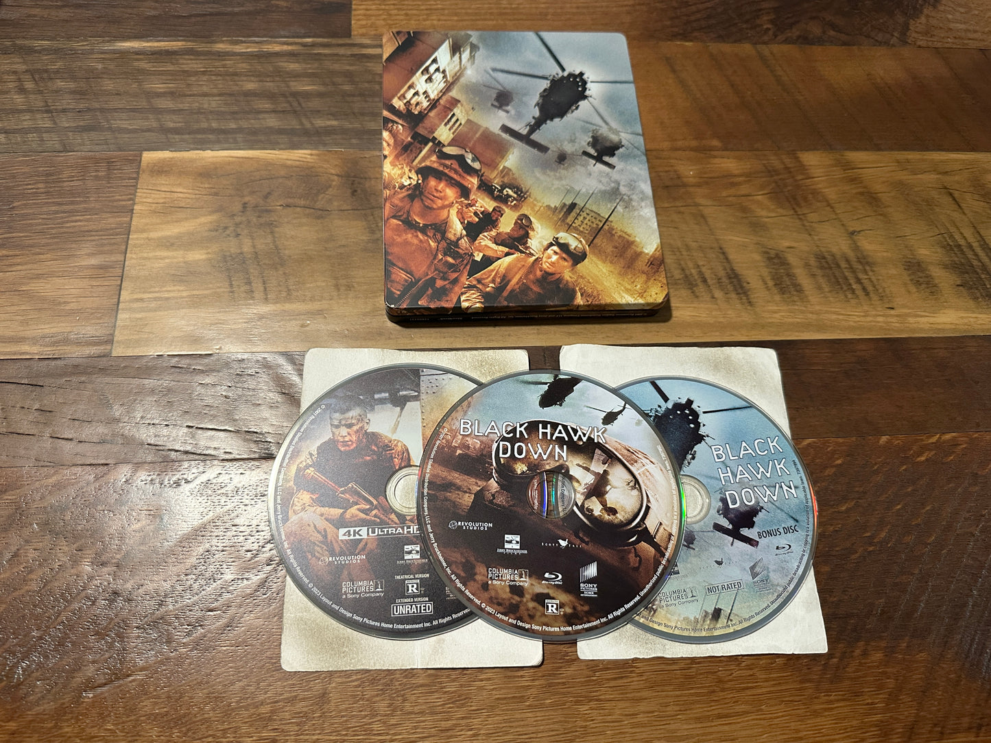 Black Hawk Down 4K Ultra HD/ Blu ray, Steelbook, 3 Disc, No Digital ...
