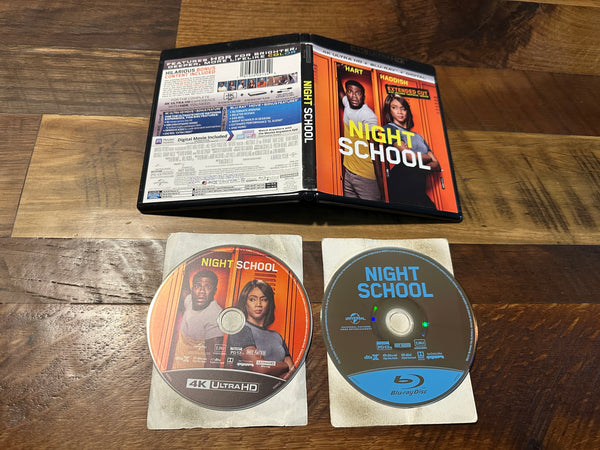 Night School (4K Ultra HD/Blu ray, Universal, 2 Disc, Kevin Hart, No D ...