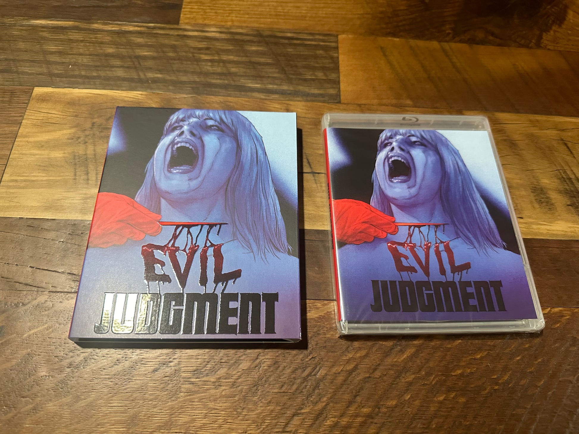Evil Judgement Blu ray-Vinegar Syndrome-Slipcover-80’s Horror- NEW – DVDHorrorman