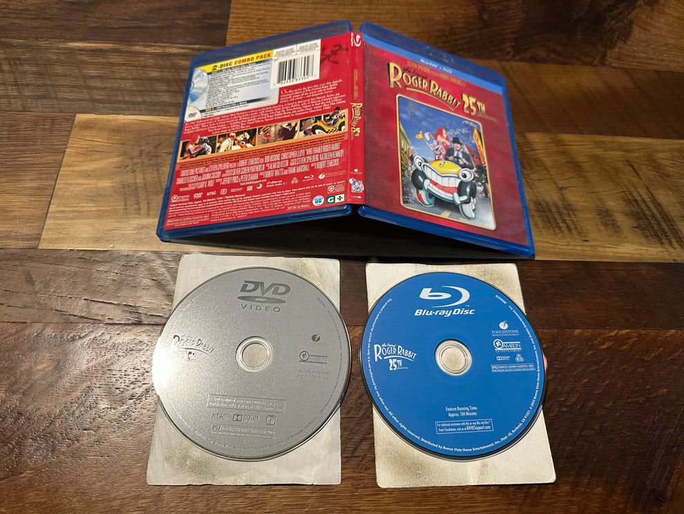 Who Framed Roger Rabbit (Blu ray/DVD, 25th Anniversary, Classic ...