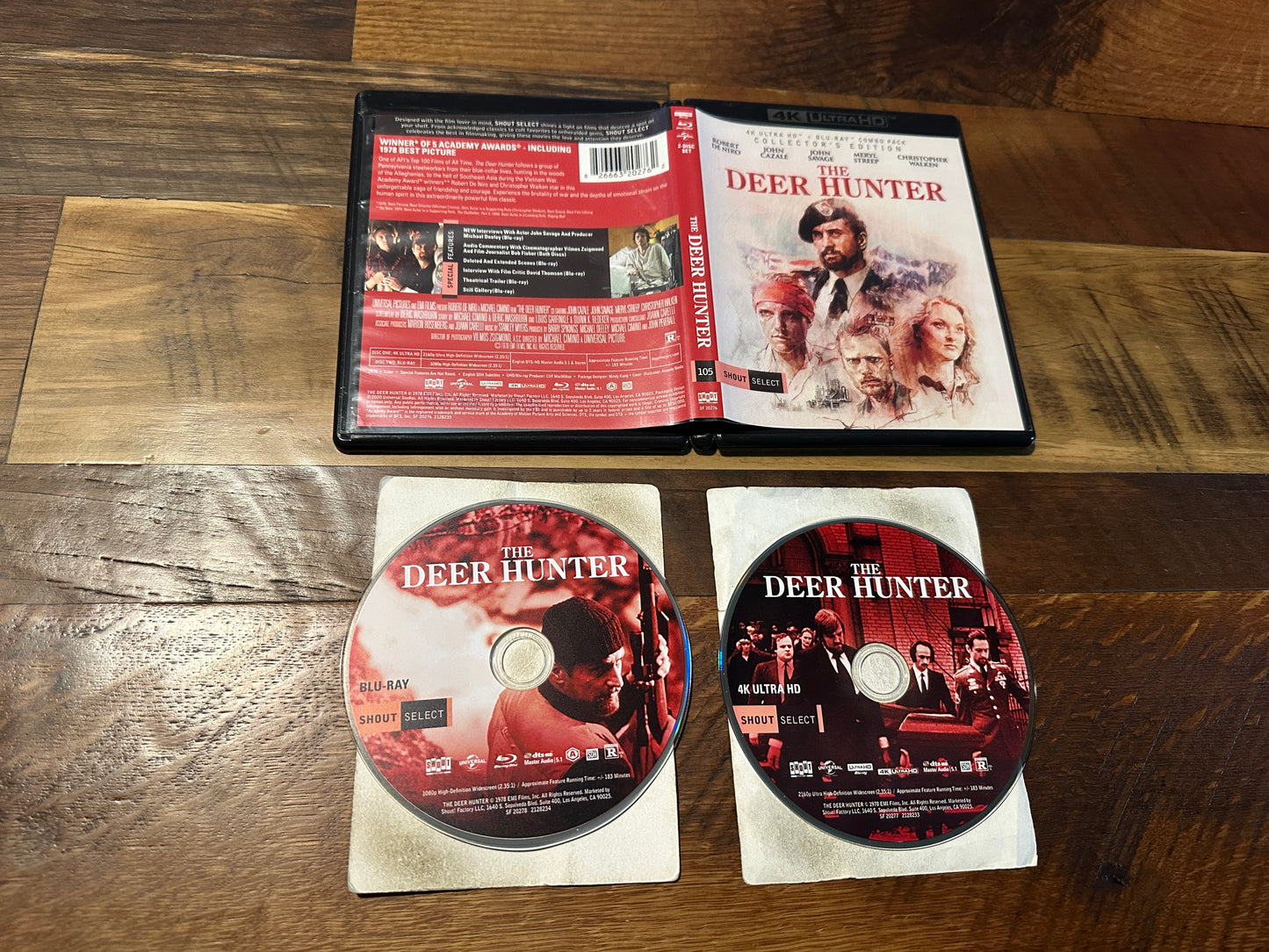 The Deer Hunter 4K Ultra HD/Blu ray, Shout Select, Collector’s Edition ...