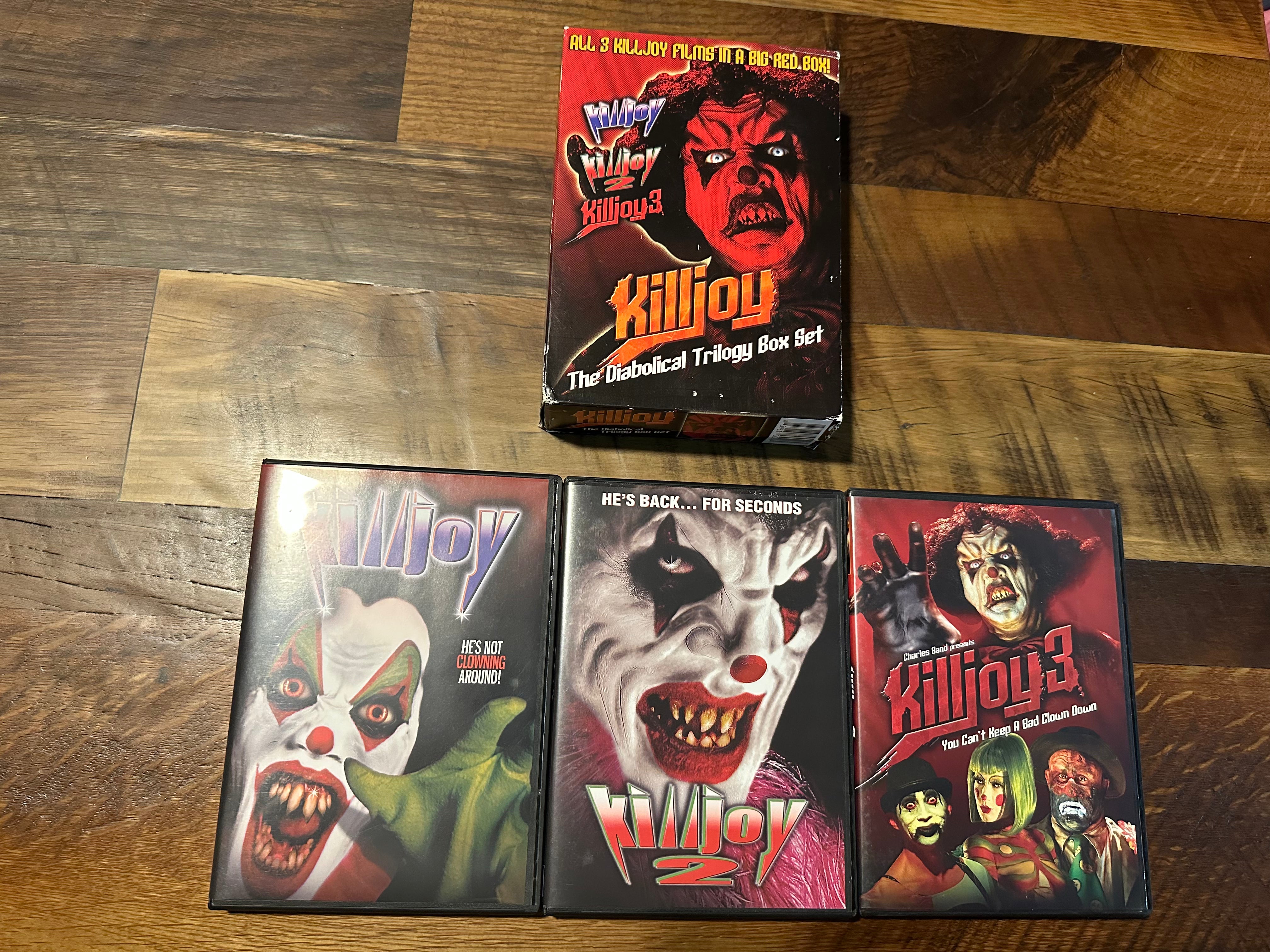Killjoy The Diabolical Trilogy Boxset DVD-Part 1-3-Full Moon ...