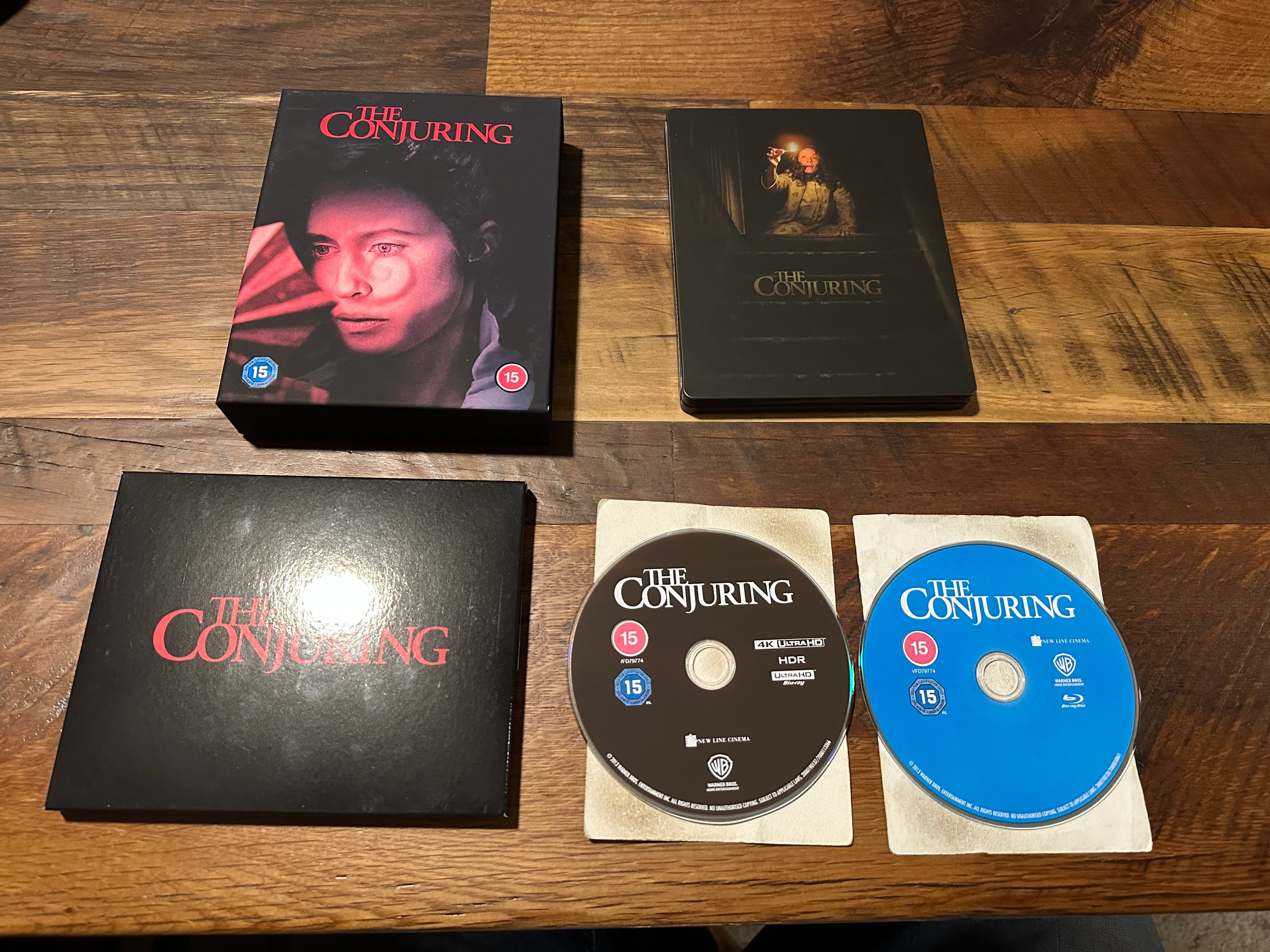The Conjuring (4K Ultra HD, Warner Bros, Steelbook, Collector’s Ed ...