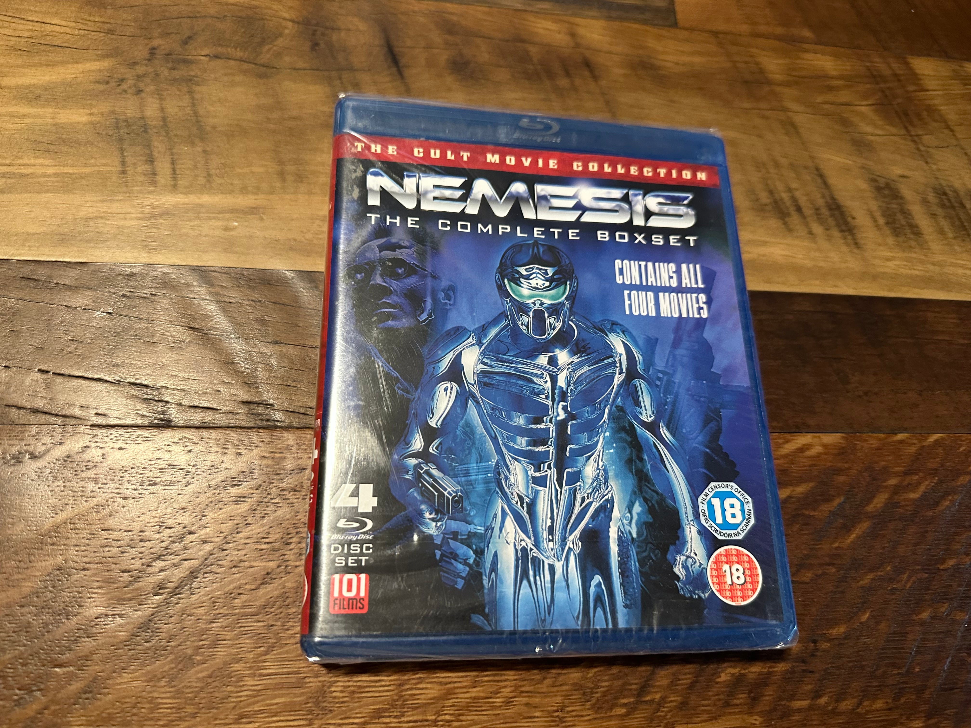 Nemesis Complete Boxset Blu ray-All 4 Movies-4 Disc-Region B-101 Films ...