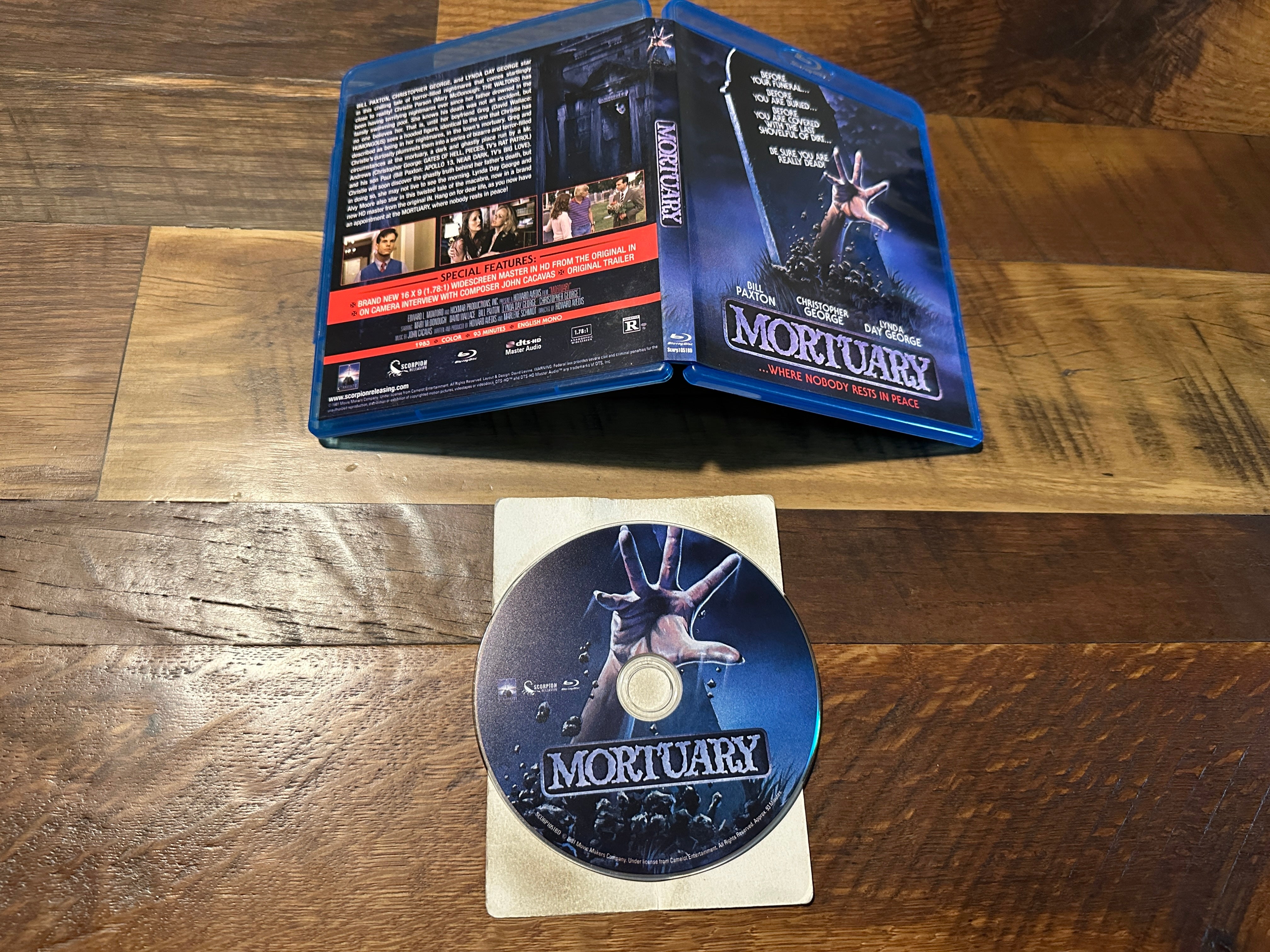 Mortuary (Blu ray, Scorpion Releasing, 80’s Classic Horror, Widescreen ...