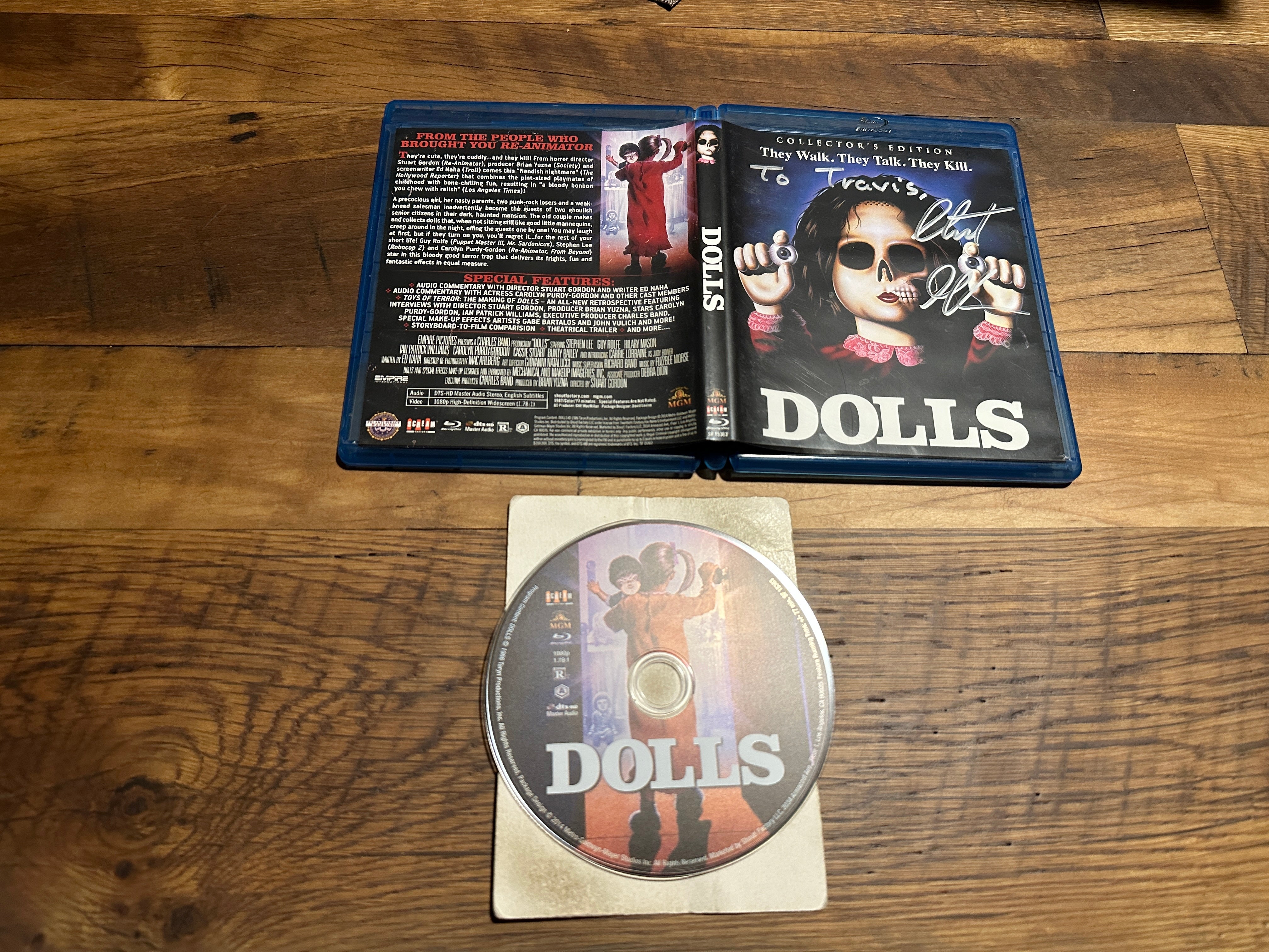 Dolls (Blu ray, Scream Factory, Collector’s Edition, Stuart Gordon Sig ...