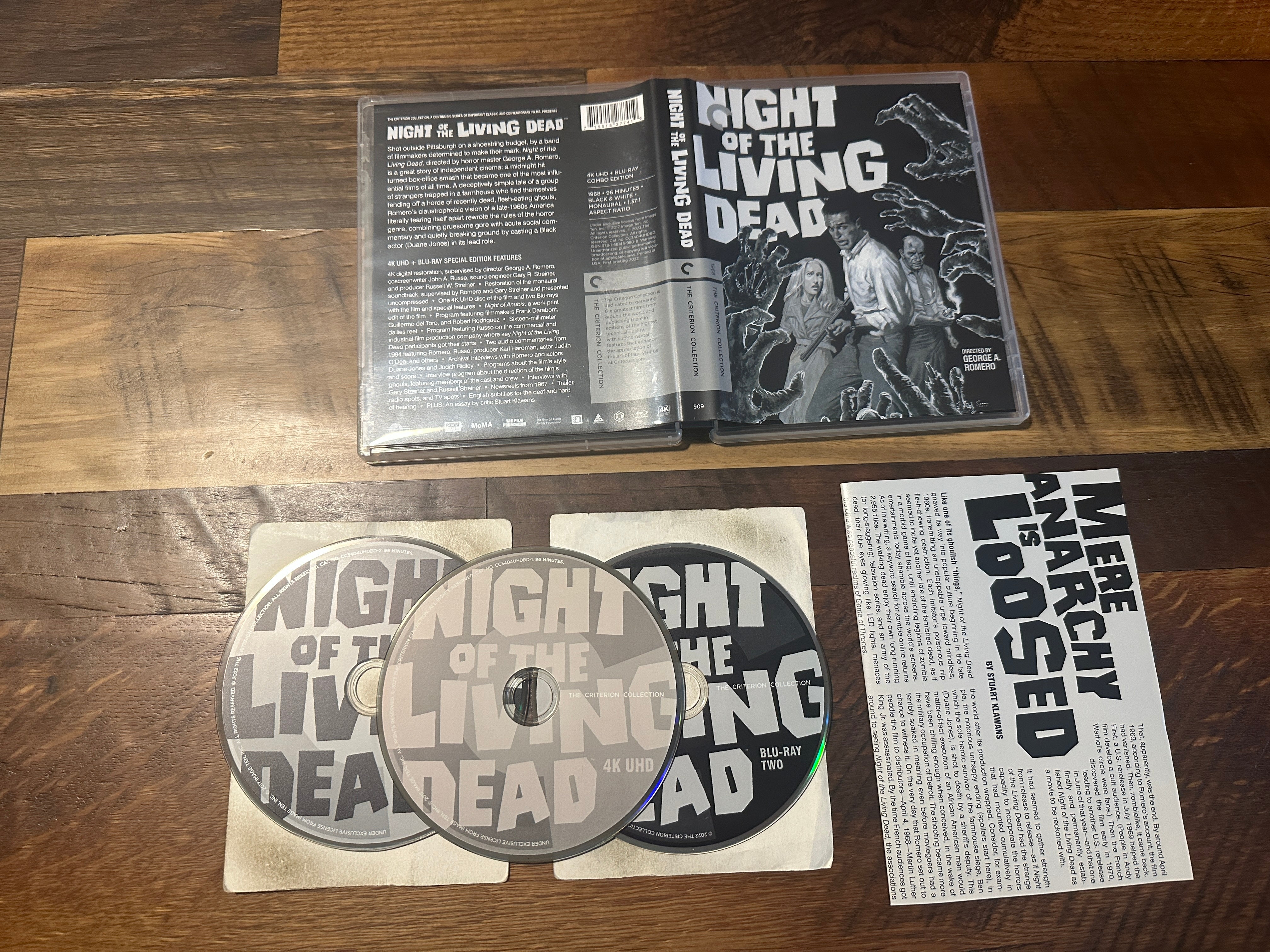 Night Of The Living Dead (4K Ultra HD, Criterion Collection, 60’s Horr ...