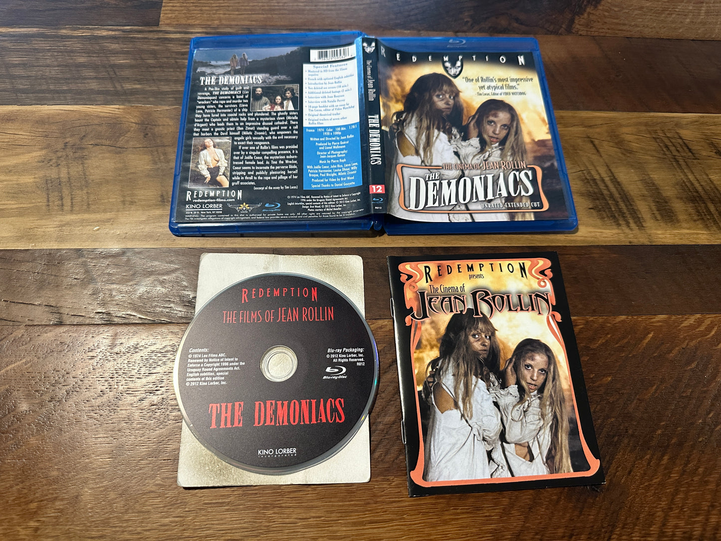 The Demoniacs (Blu ray, Kino Lorber, Jean Rollin 70’s Classic ...