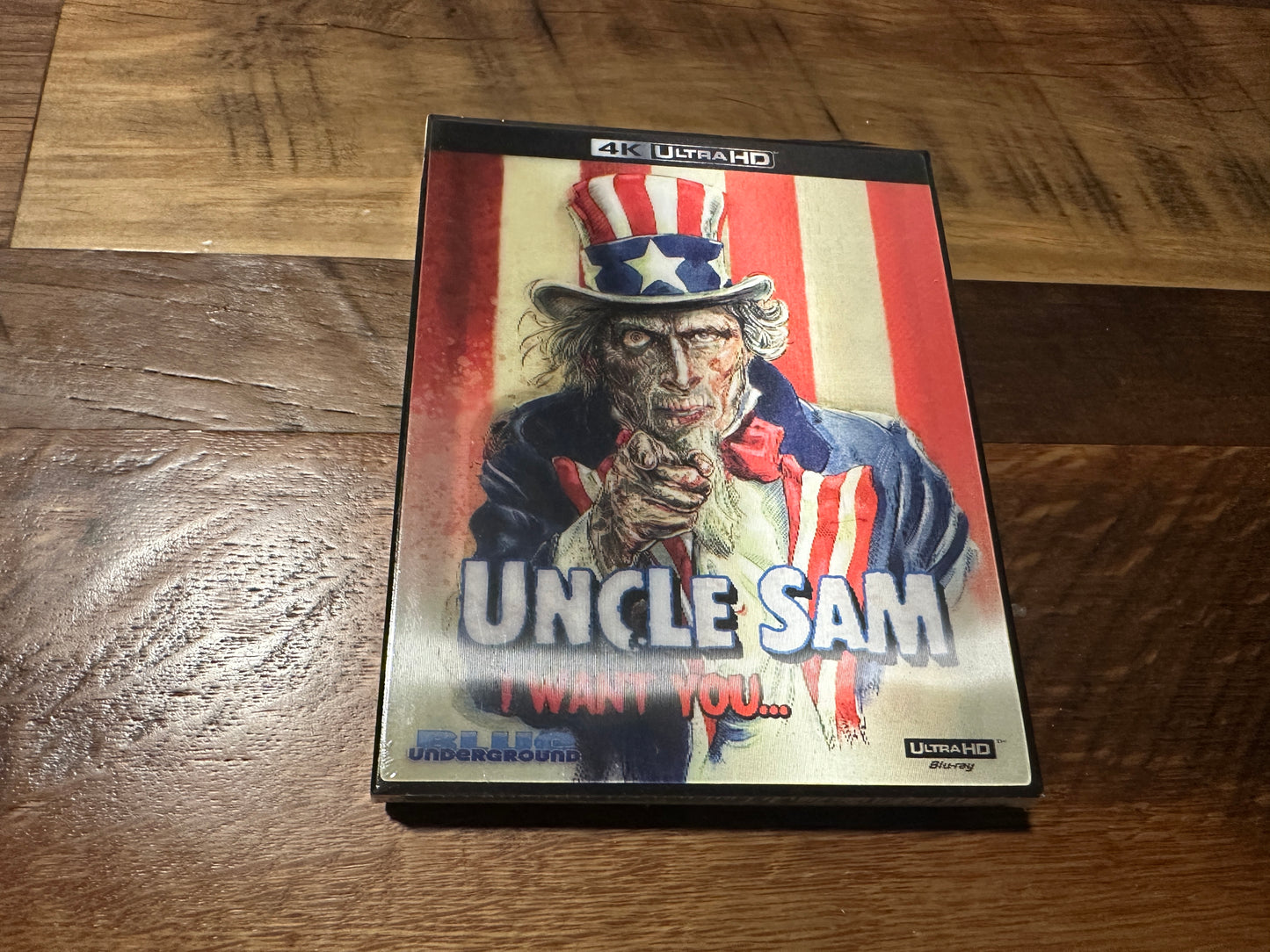 Uncle Sam (4K Ultra HD, Blue Underground, Lenticular Slipcover, NEW ...
