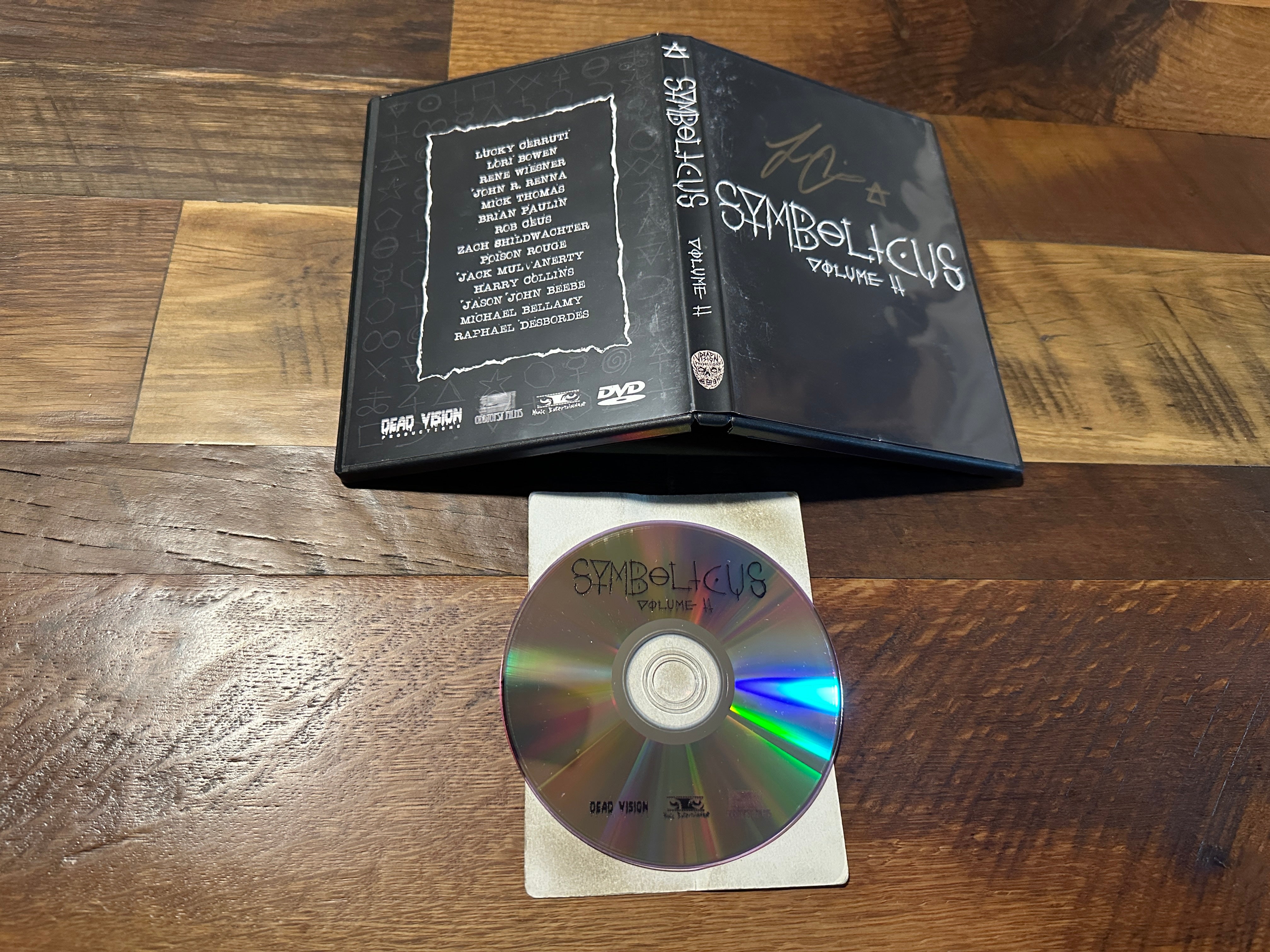 Symbolicus Vol 2 (DVD, Obscure Anthology, Signed, Dead Vision Prod ...