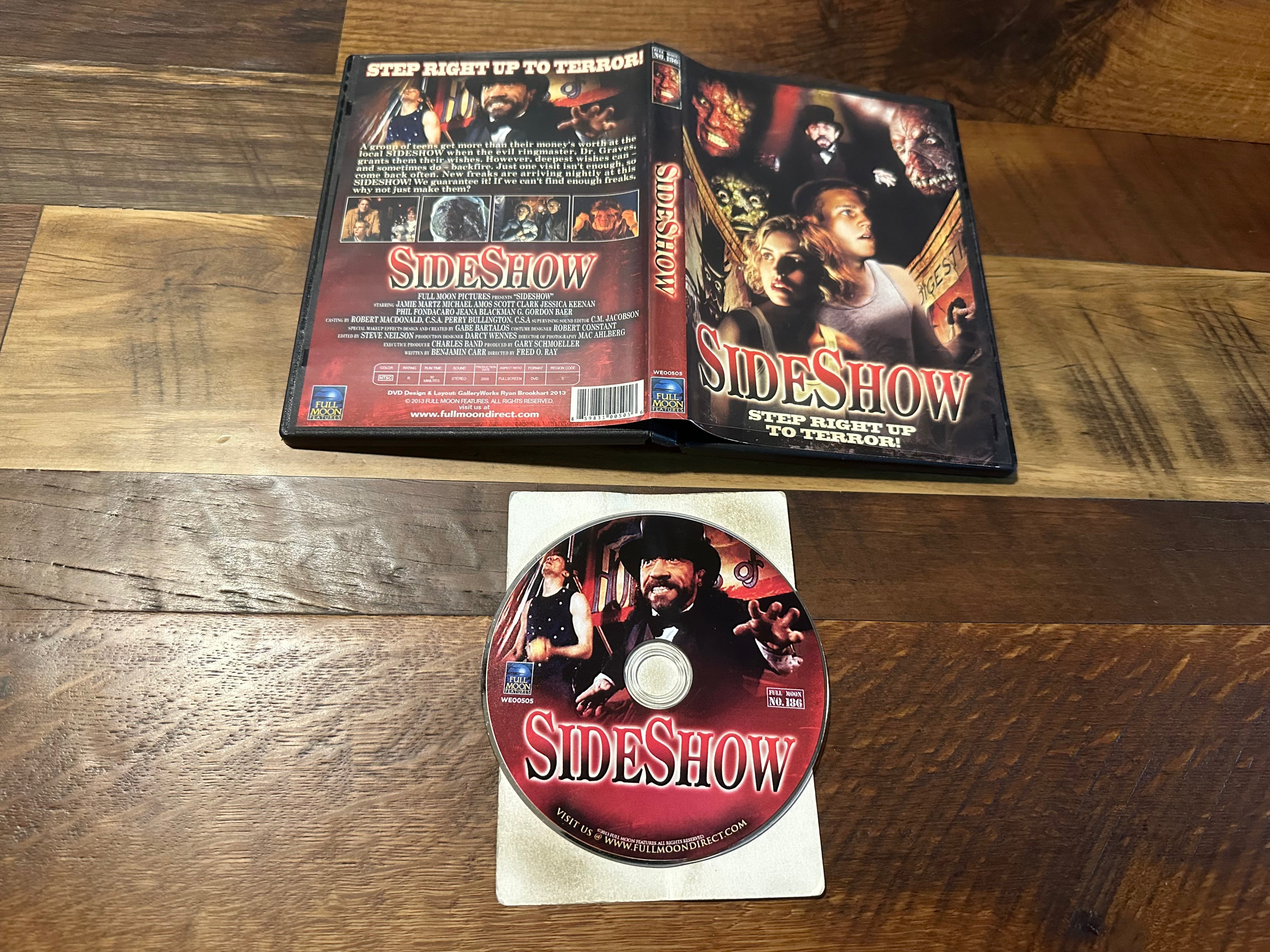Sideshow DVD-Full Moon Pictures-Step Right Up To Terror – DVDHorrorman
