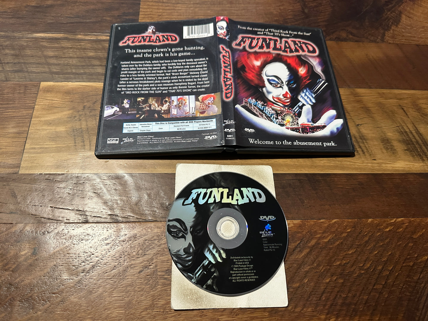 Funland (DVD, Blue Laser Films, 80’s Horror Classic, Bonnie Turner ...