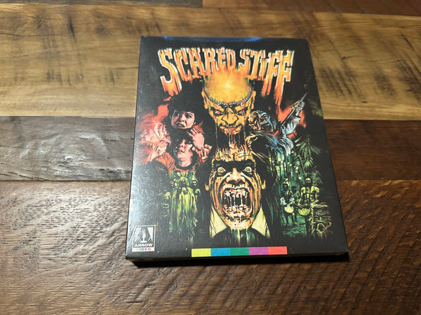 Scared Stiff (Blu ray, Arrow Video, Rare Slipcover, Booklet, 80’s Horr ...