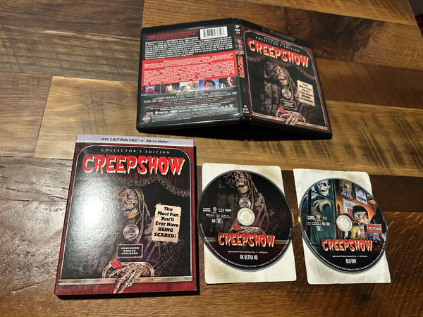 Creepshow (4K Ultra HD/Blu ray, Scream Factory, Slipcover, Horror Clas ...